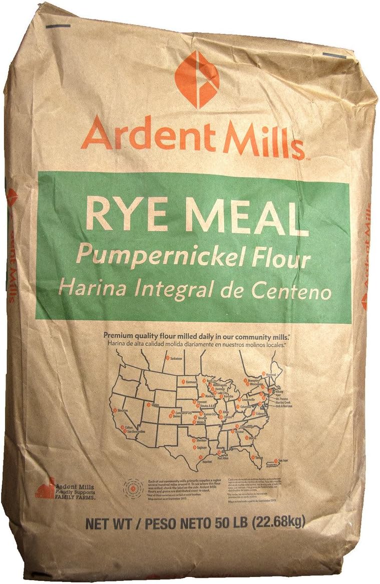Amazon.com : Medium Rye Meal Pumpernickel Flour 50lb : Wheat Flours And ...