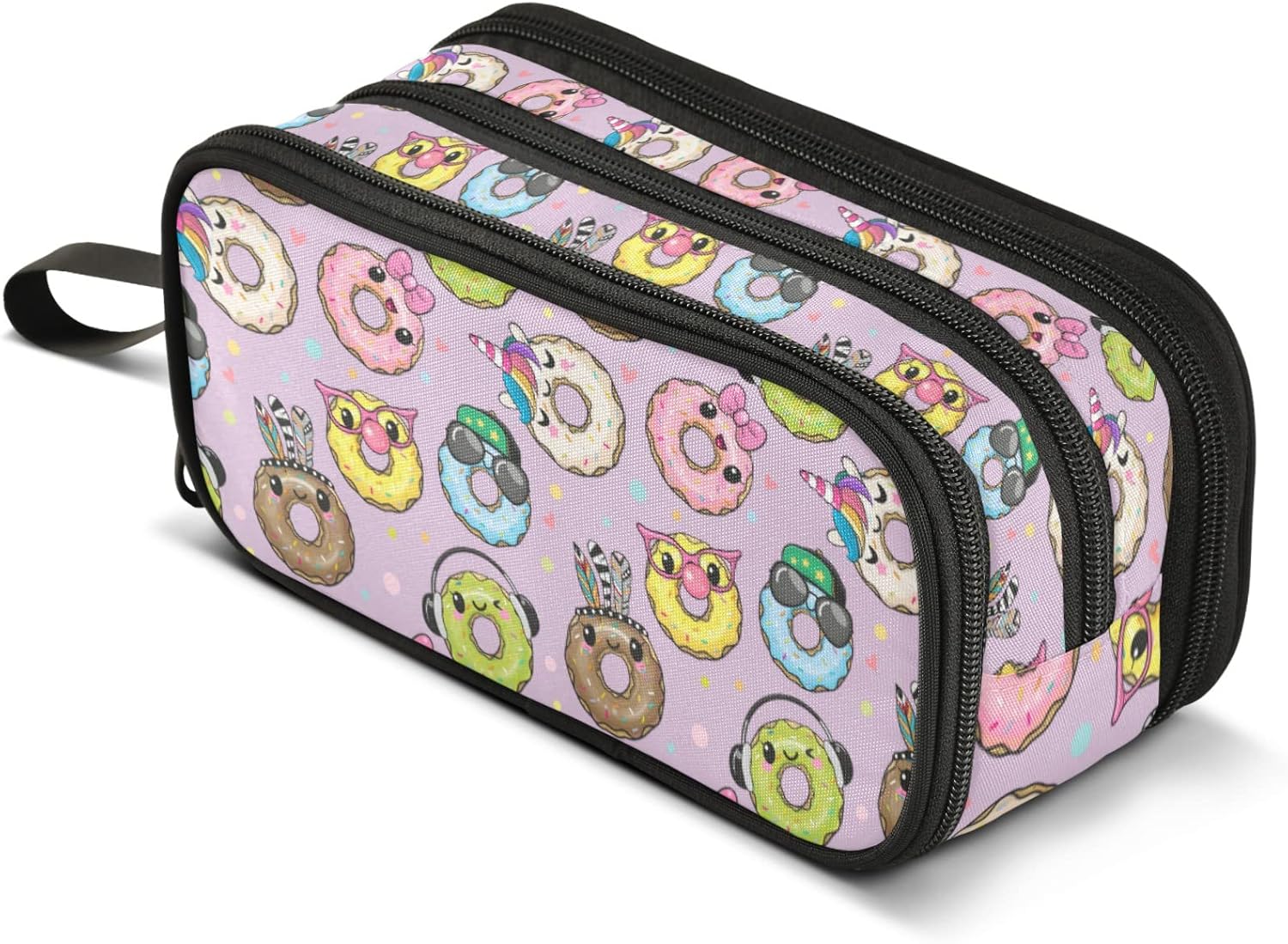 Amazon.com: MNSRUU Big Pencil Pen Case, Pencil Bag Cute Donut Aesthetic ...
