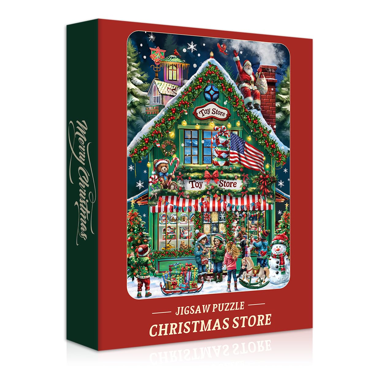Amazon.com: Christmas Puzzles for Adults 1000 Pieces, Christmas ...