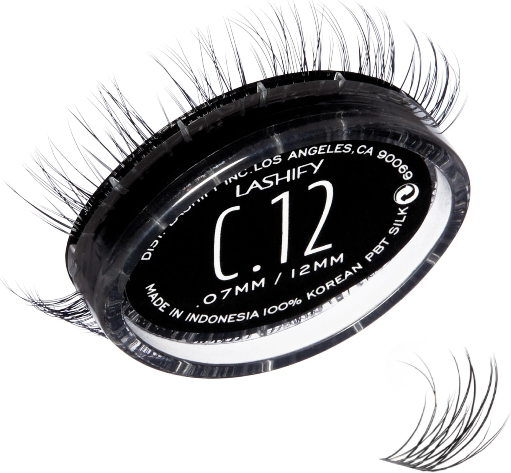 Amazon.com: Lashify Gemini 12mm Gossamer Lashes in Black, Easy DIY False Lashes for a Voluminous ...