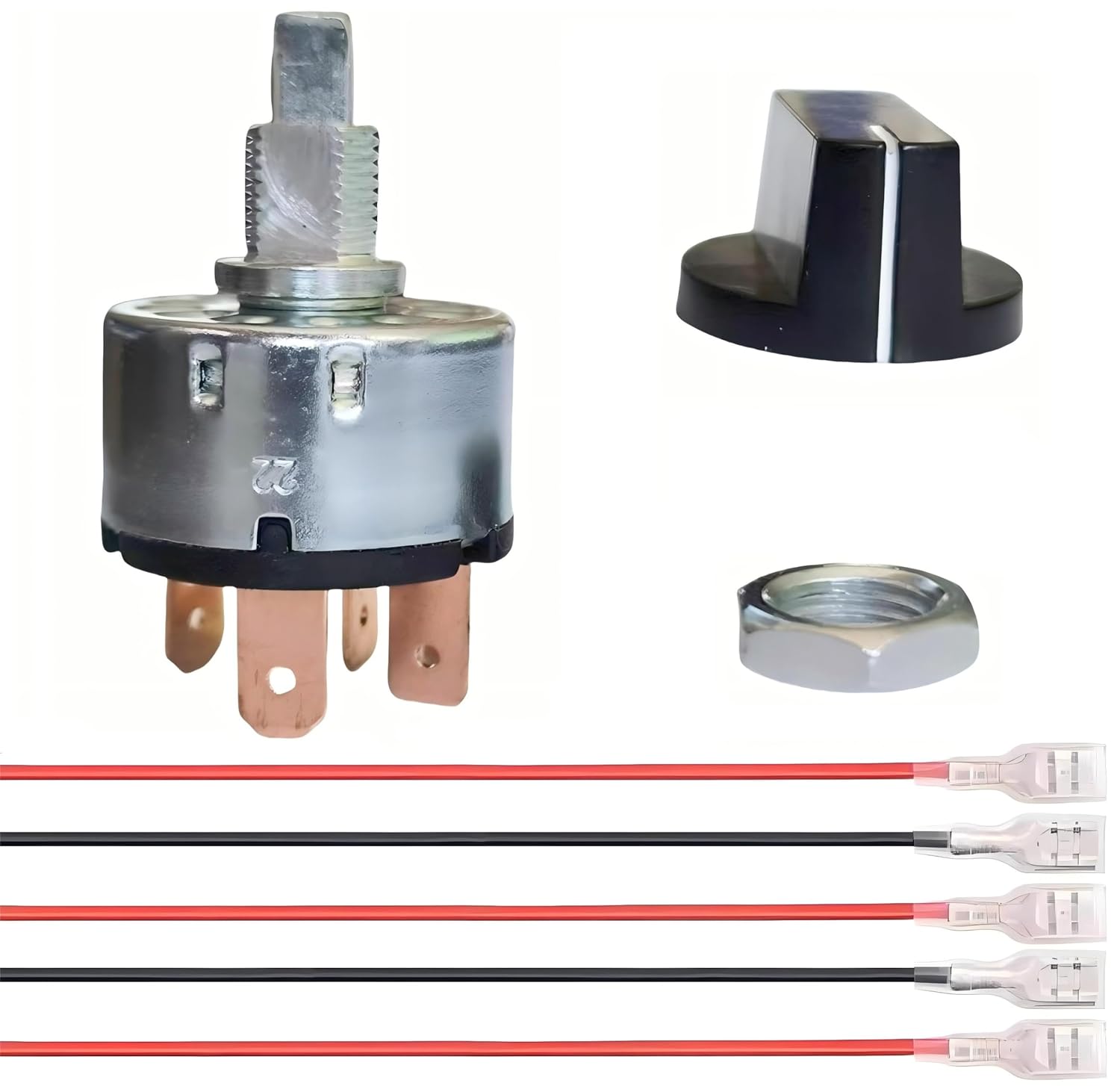 Amazon.com: MTDELE Rotary Switch 4 Position 3 Speed Fan Switch 5 Pin ...