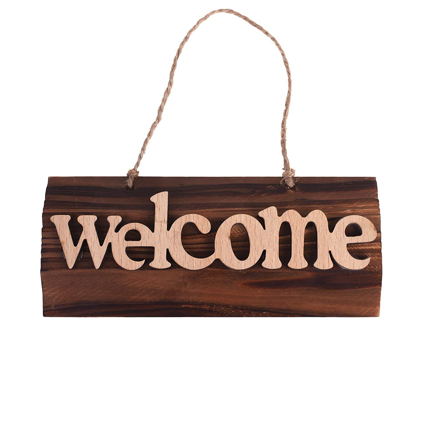 COSMOS Wooden Welcome Sign Plaque Decorative Hanging Sign Board for Bar ...