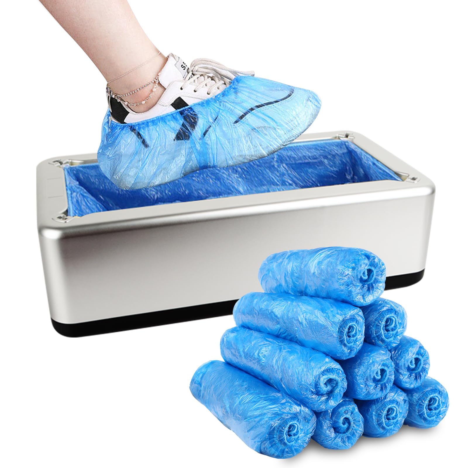 Automatic Shoe Covers Dispenser Machine: Shoe Cover Machine with 200 ...