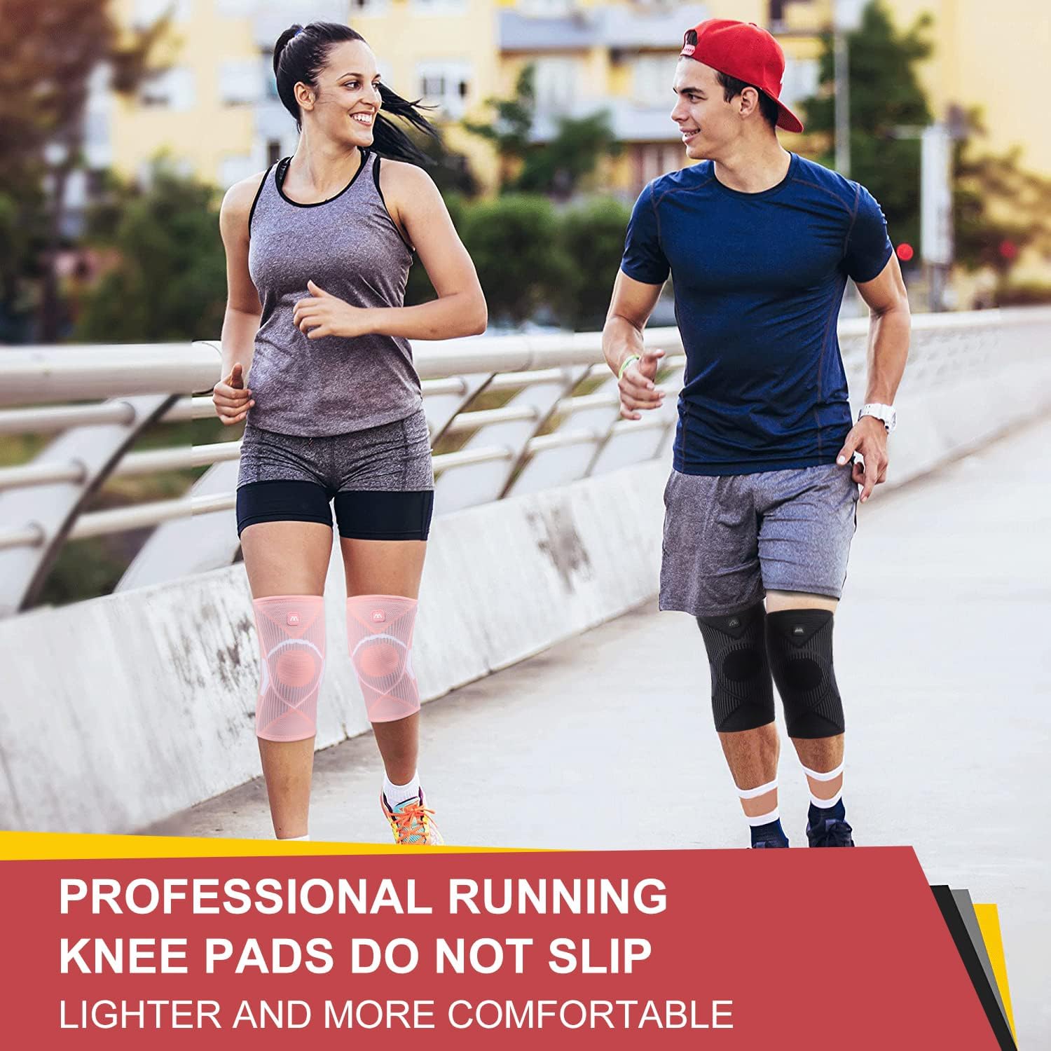 Paquete de 2 rodilleras para dolor de rodilla, para mujeres y hombres ...