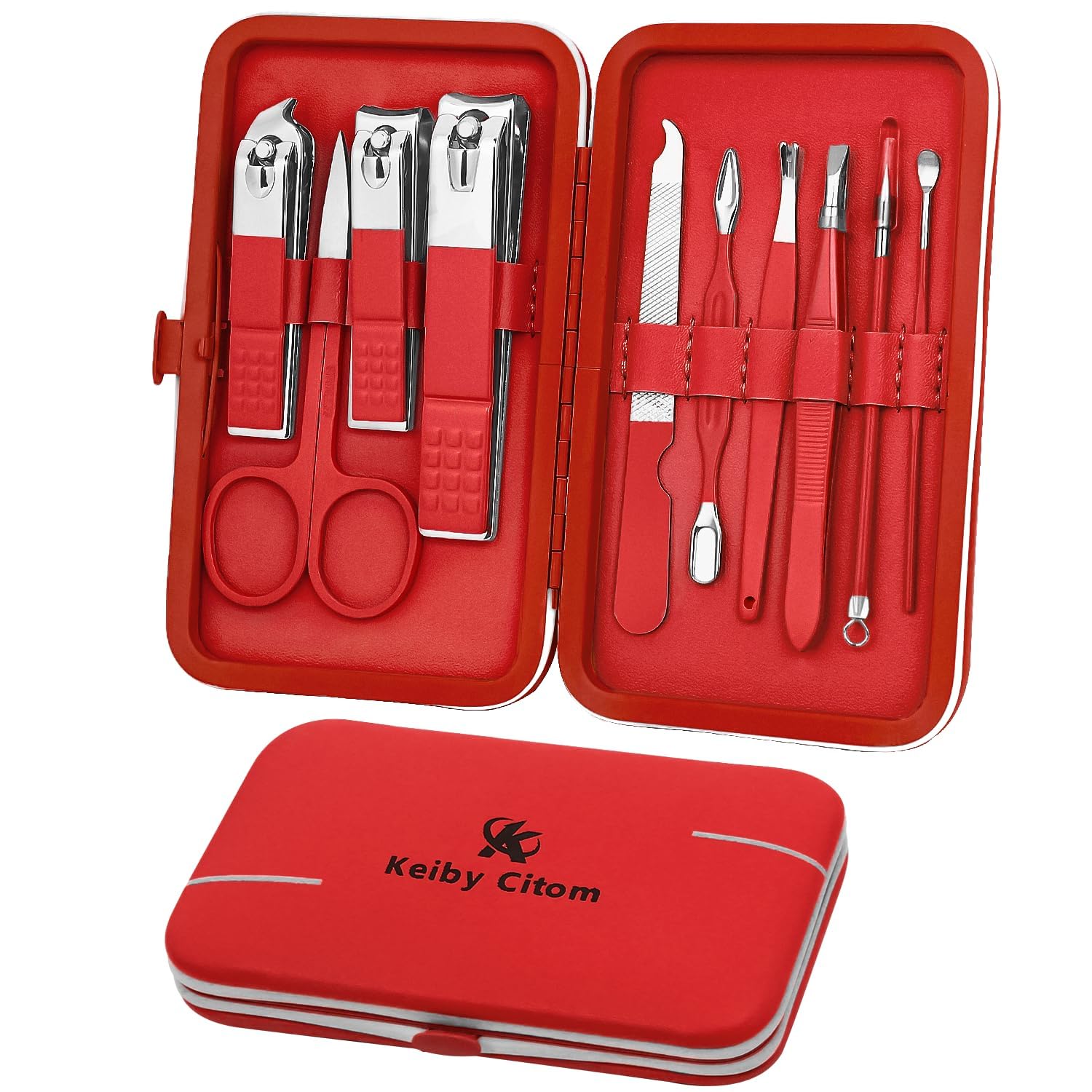 Amazon.com : Manicure Set, Travel Mini Nail Clippers Kit Pedicure Care ...
