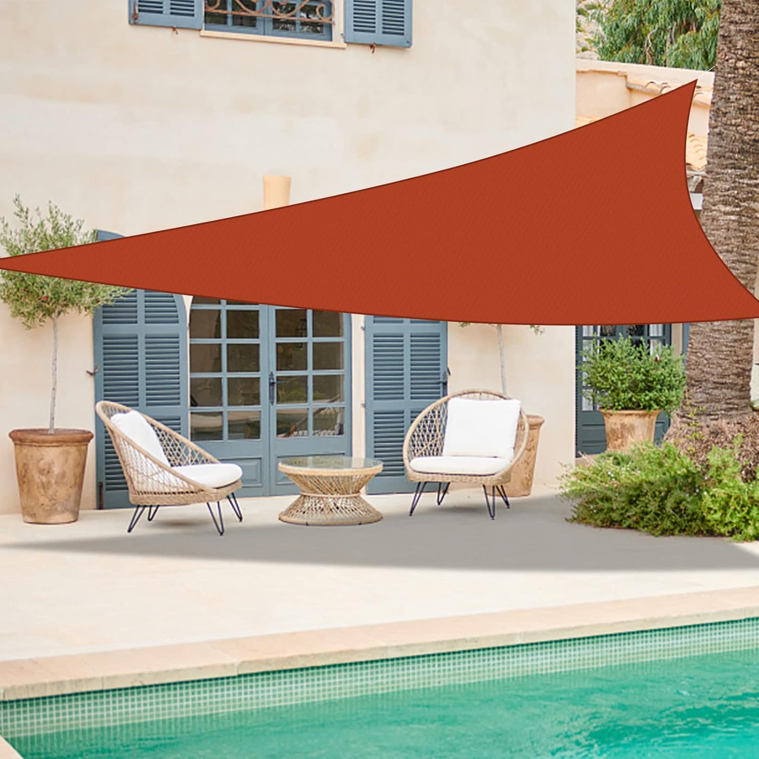 Amazon.com : AXT SHADE Sun Shade Sail Triangle Shade Canopy 12' x12 ...