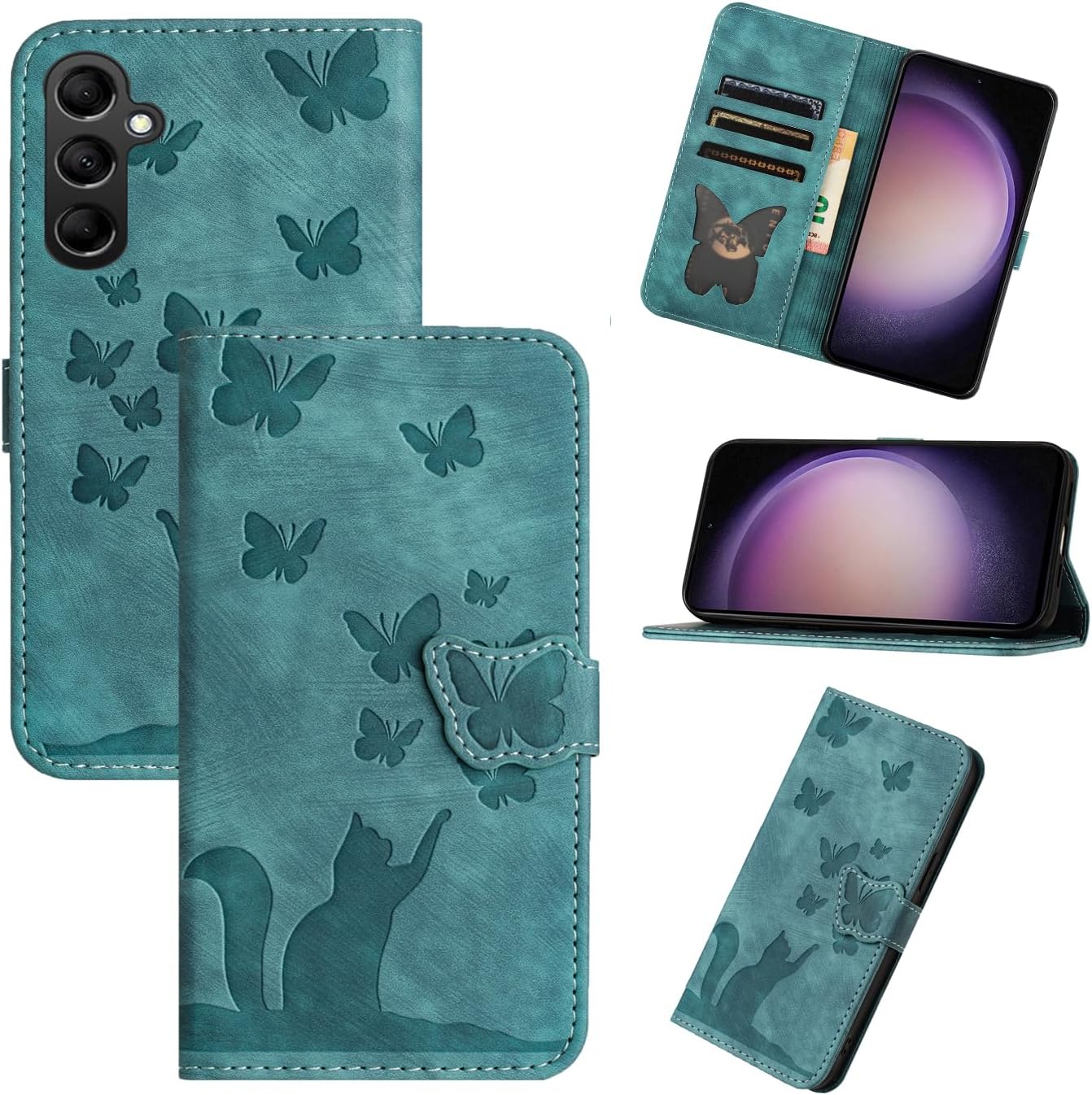 Amazon.com: Refilerss Flip Case for Samsung Galaxy S24 FE PU Leather ...