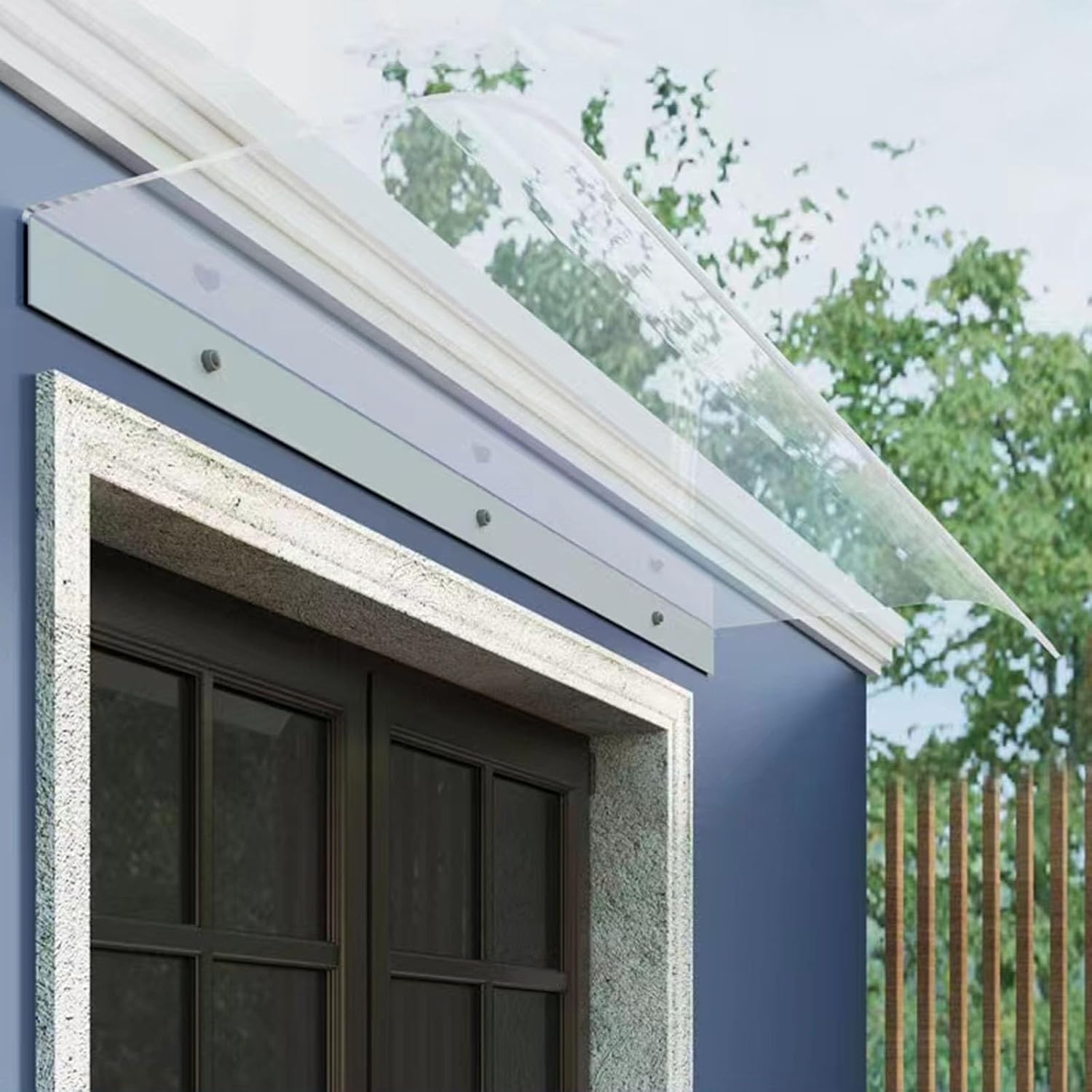 Amazon.com : Modern Front Door Awning Clear Canopy for Window, Shade ...