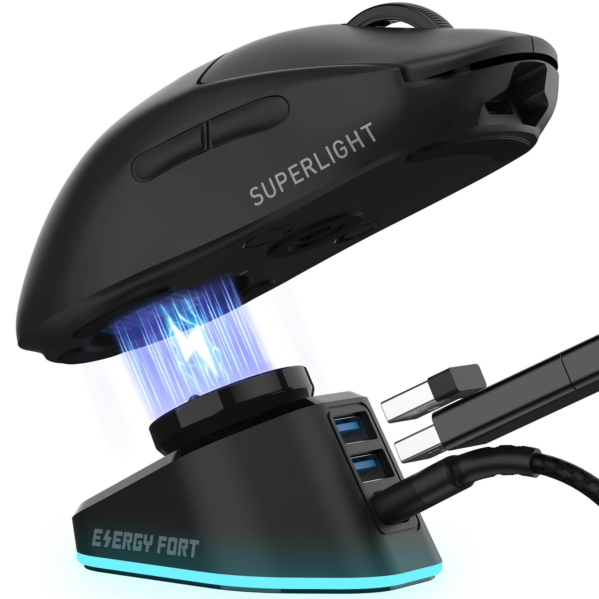 for Logitech G Pro Wireless Gaming Mouse Charging Dock RGB Compatible ...