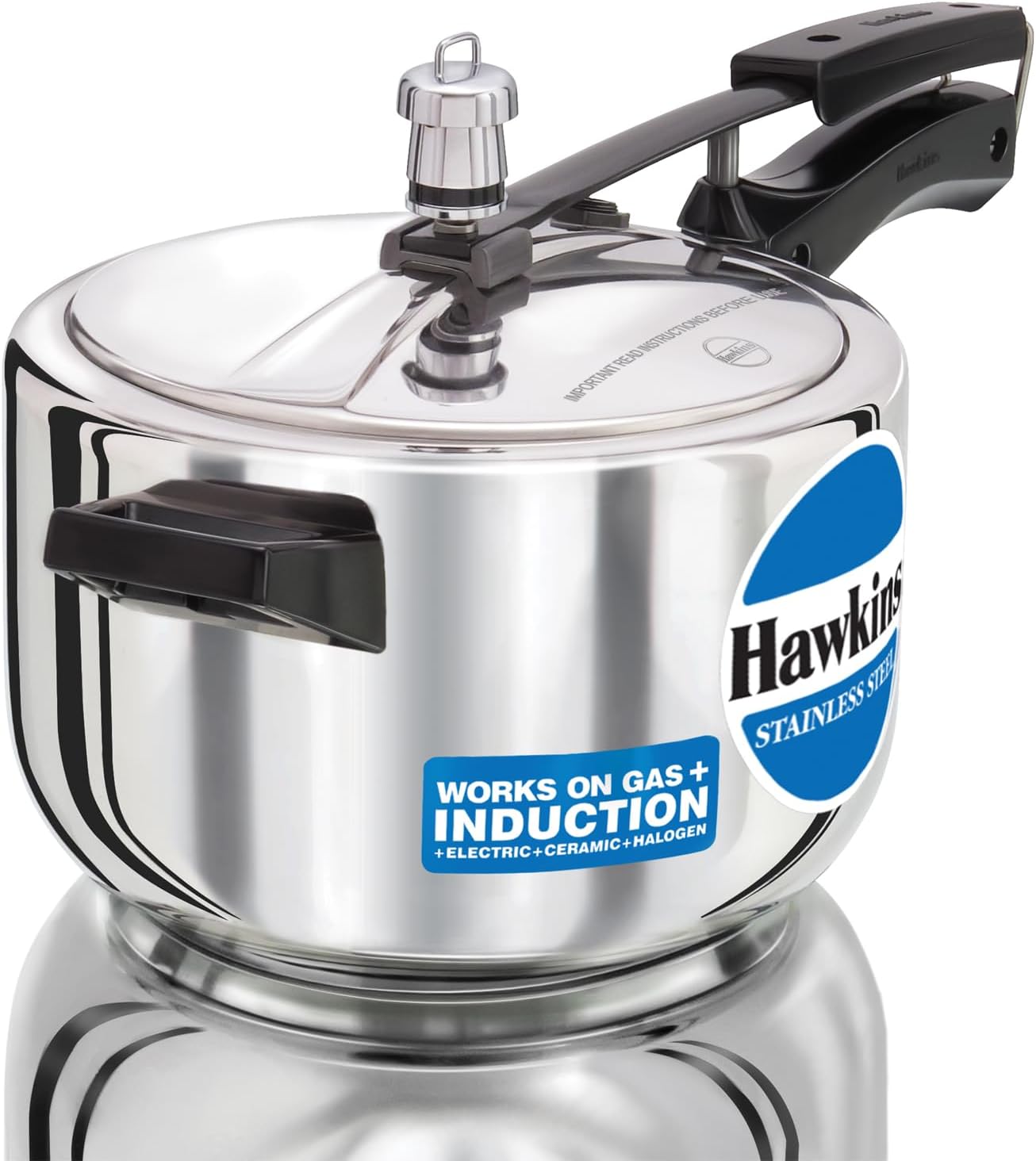 Amazon.com: HAWKINS Contura Stainless Steel Pressure Cooker For ...