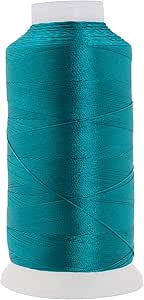Amazon.com: Mandala Crafts Teal Heavy Duty Thread -1500 Yds Tex 70 ...