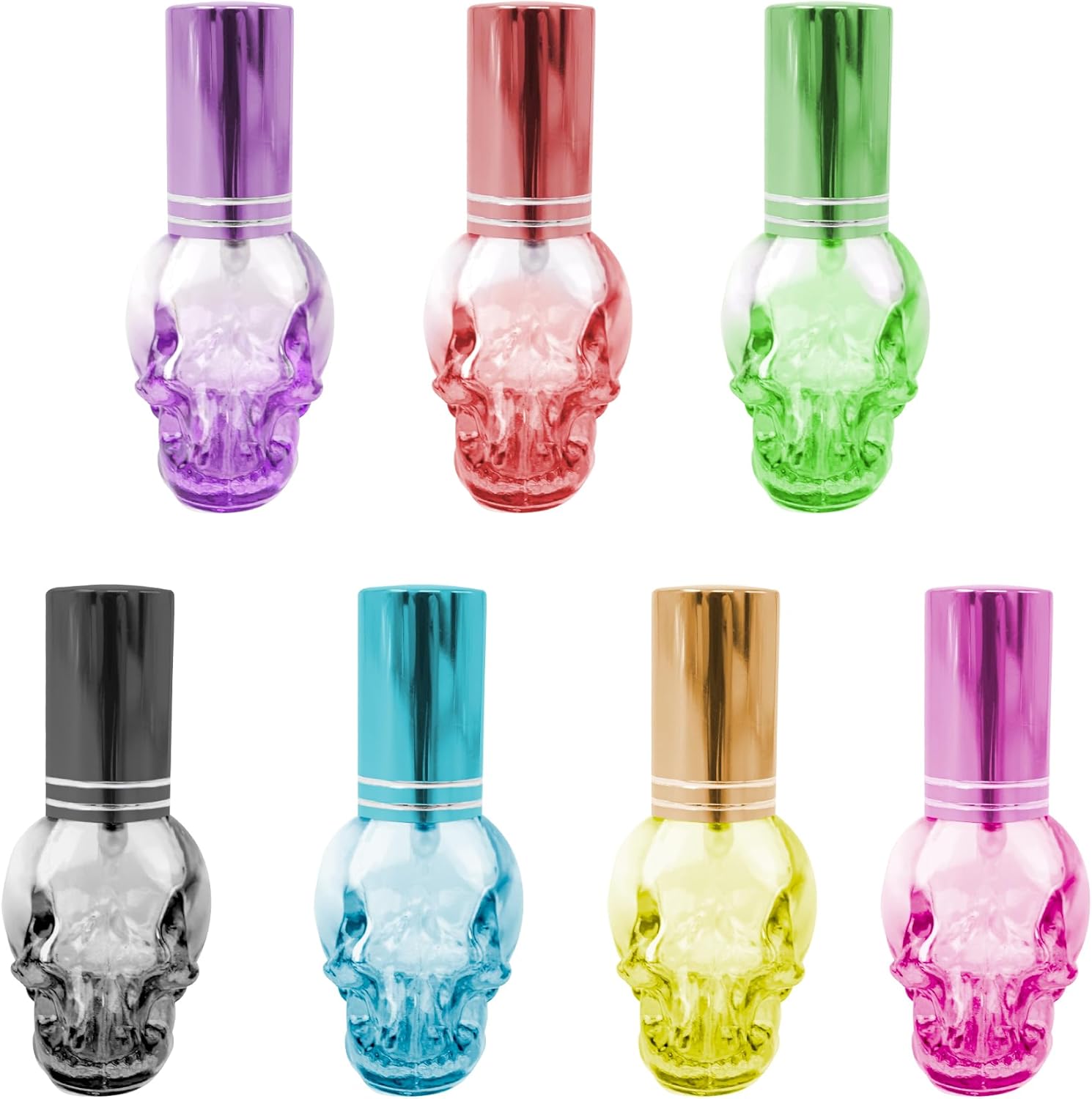 Amazon.com: CAIRIAC Skull Perfume Bottle, Skull Spray Bottle for ...