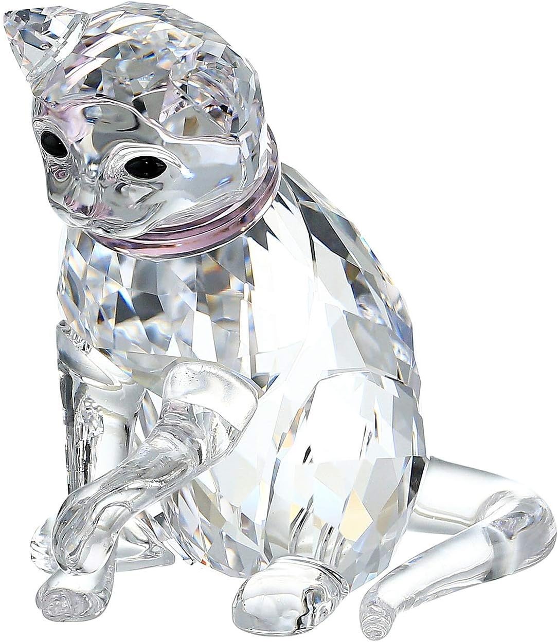 Amazon.com: SWAROVSKI Swarovsk Crystal Miniature Cat : Home & Kitchen