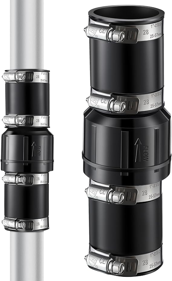 Threlaco 1 Pack Sump Pump Check Valve Fit 1-1/2 inch and 1-1/4 inch ...