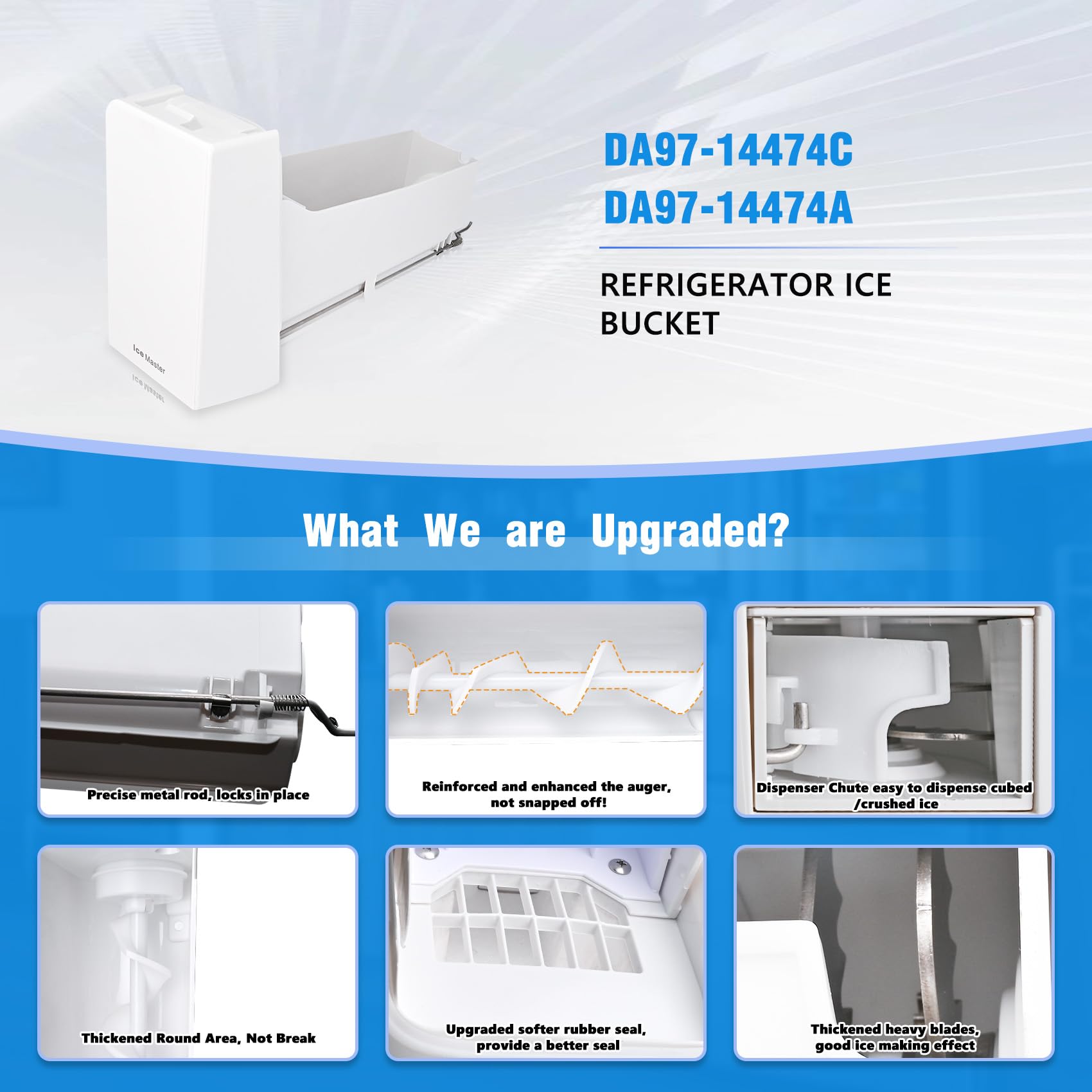 Snapklik.com : DA97-14474C, DA97-14474A Ice Container, Ice Bucket ...