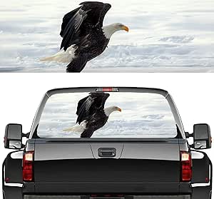 Amazon.com: Car Auto Rear Windshield Sticker Self-Adhesive Side Truck ...
