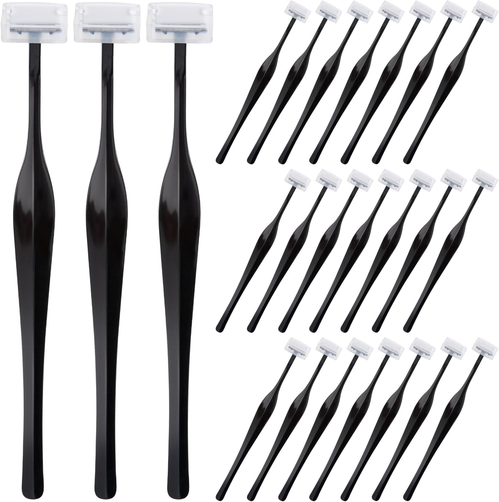 Amazon.com: PAGOW 24pcs Eyebrow Razor, T-Shape Facial Razors for Women ...