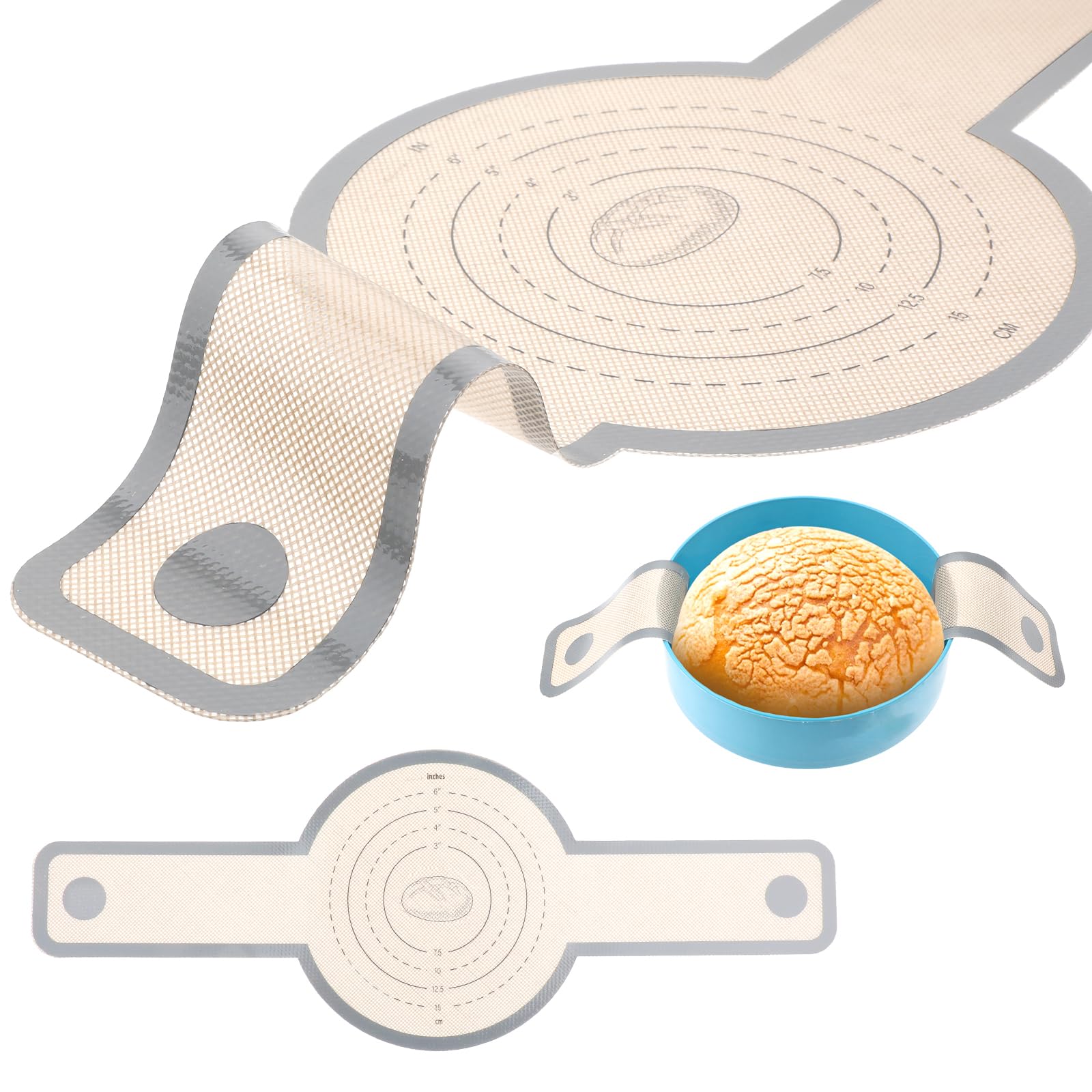 Dimeho Silicone Bread Sling Non-Stick Heat Resistant Dutch Oven Bread ...