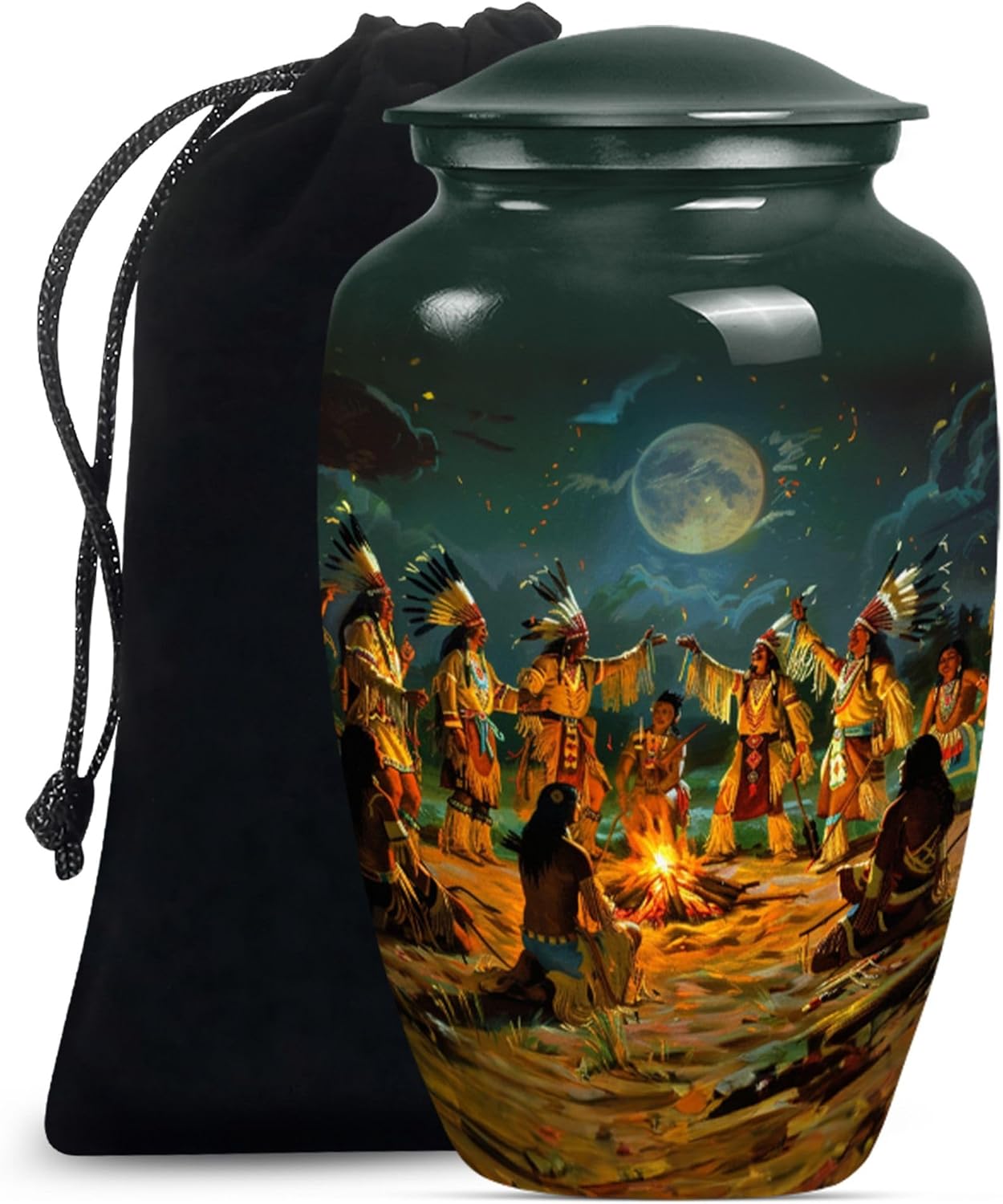 Amazon.com: JAGSHASHI Native American Themed Urns - Burial Urns for ...