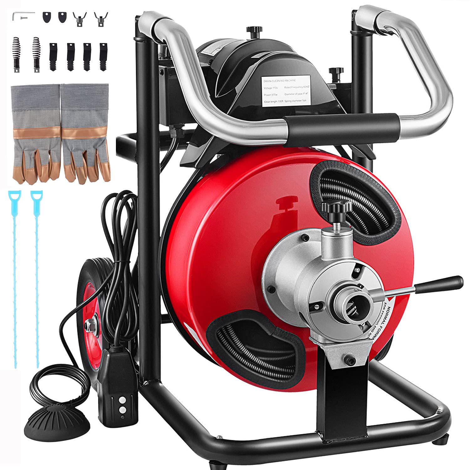 RIDGID K-400 Drain Cleaning Snake Auger 120-Volt Drum, 57% OFF