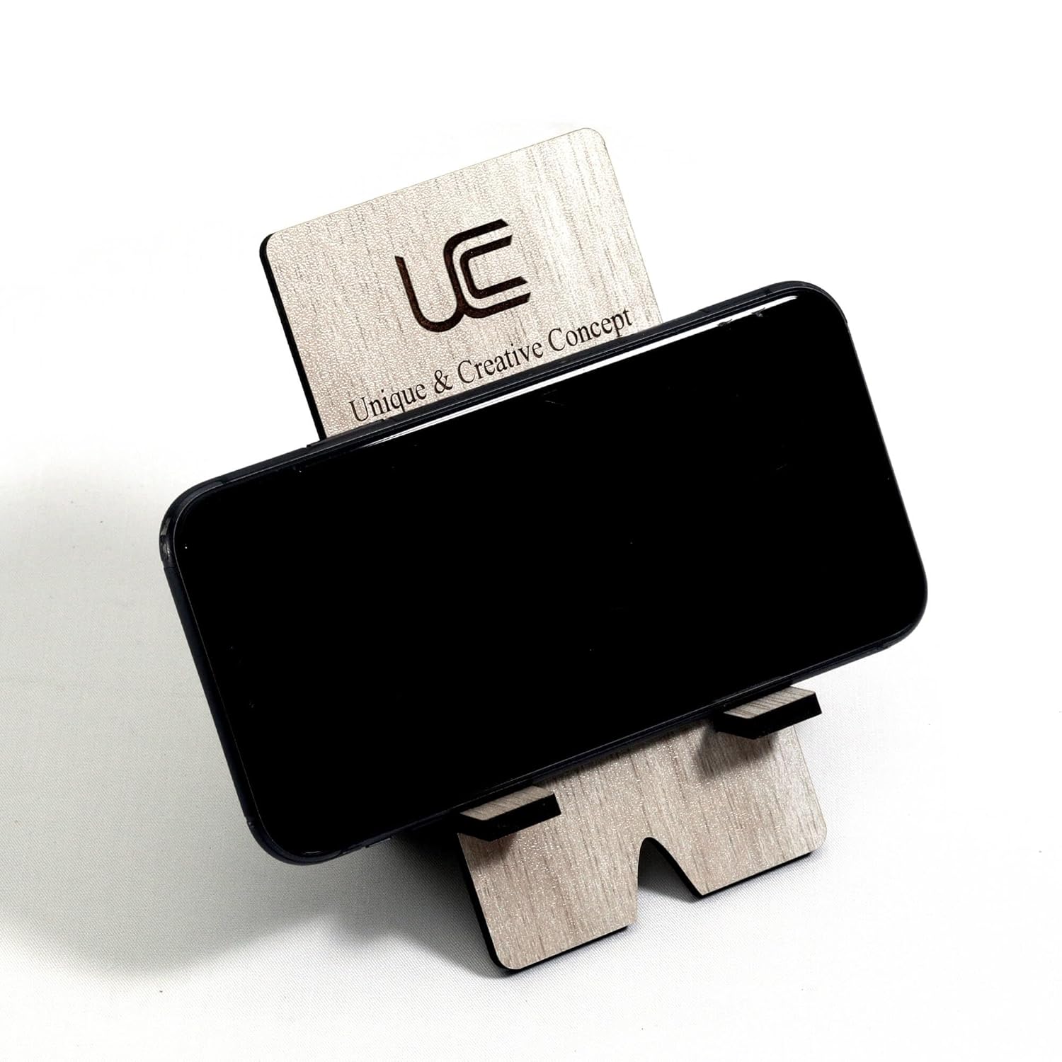 Unique & Creative Wooden Mobile Stand/Mobile Holder/Wooden Docking ...