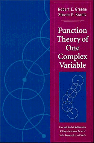 Buy Function Theory of One Complex Variable (Pure and Applied ...