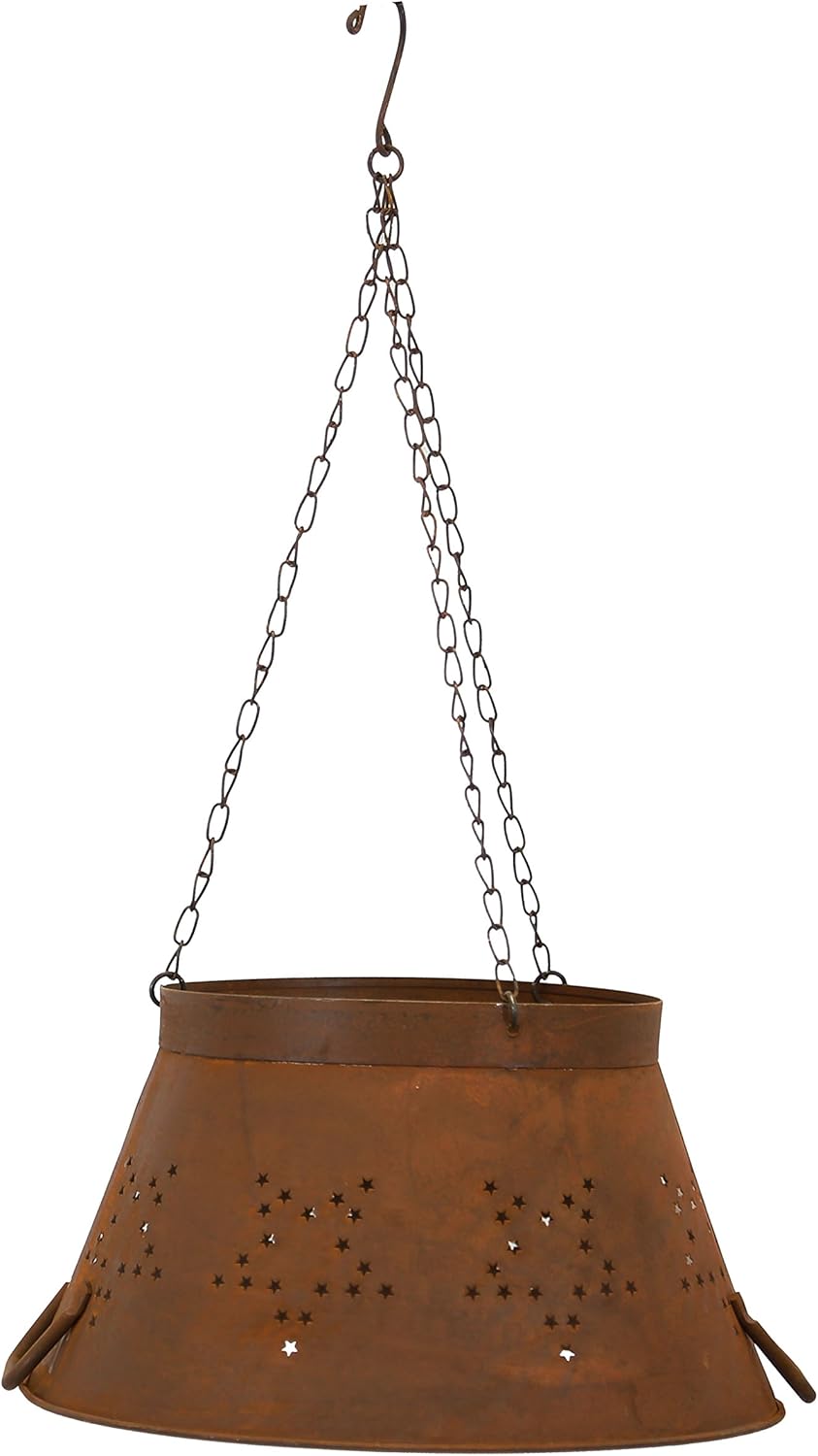 Amazon.com: Small Rusty Stars Colander Lamp Shade : Home & Kitchen