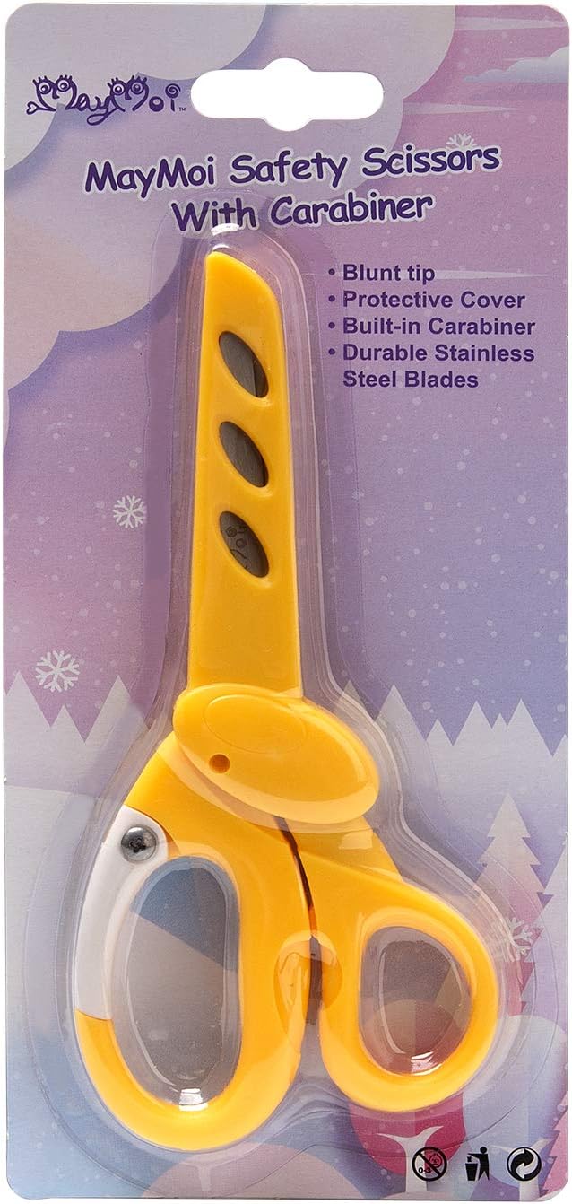 Amazon.com : Honbay 4pcs Artwork Safety Anti-pinch Kids Scissors ...