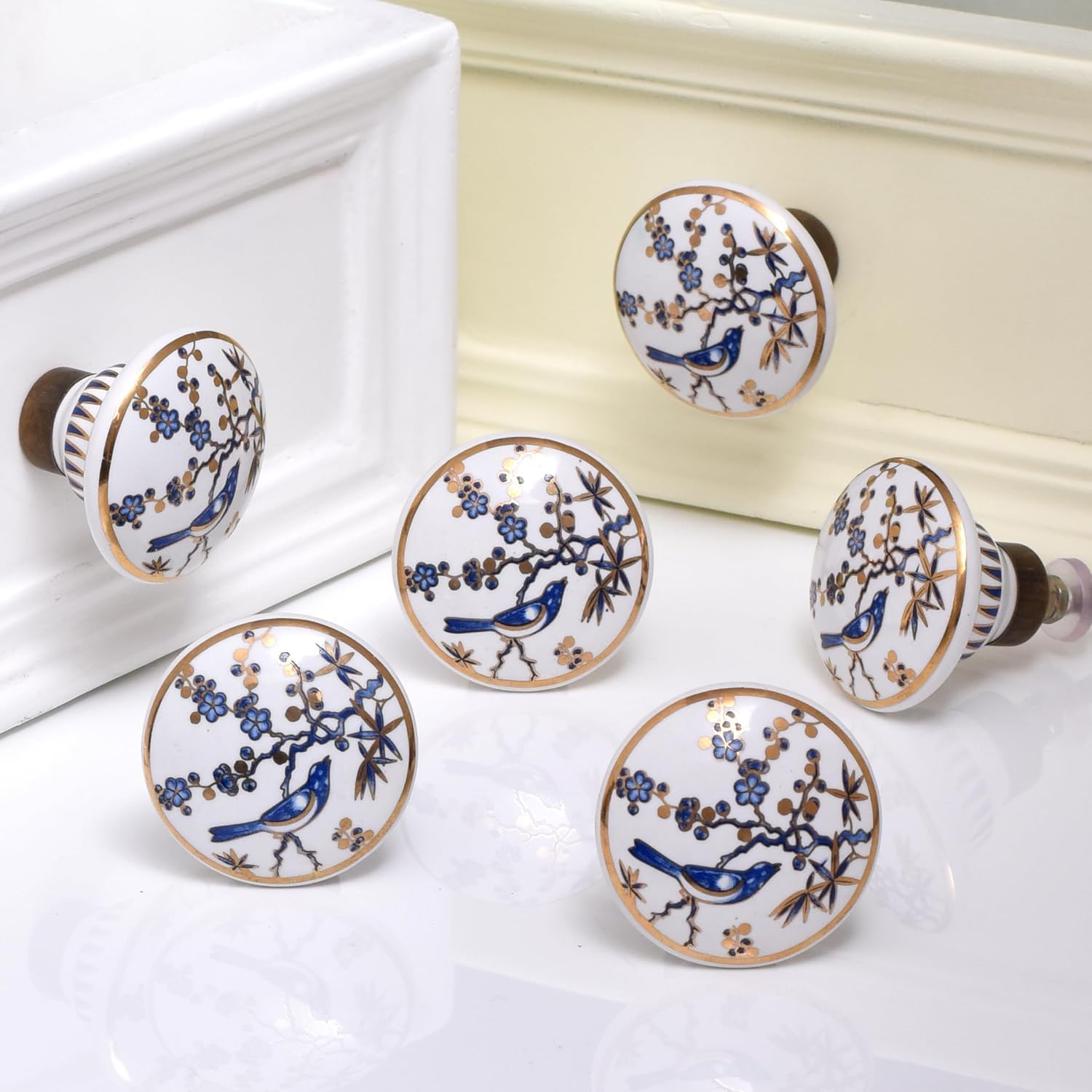 Generic 10x Vintage Style Cabinet Door Drawer Bin Handle Pull Knob Bird - Amazon.com
