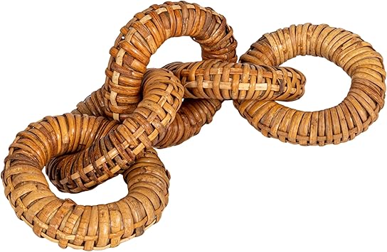 Amazon.com: Creative Co-Op Rattan Wrapped Mango Wood Chain with 5 Links ...