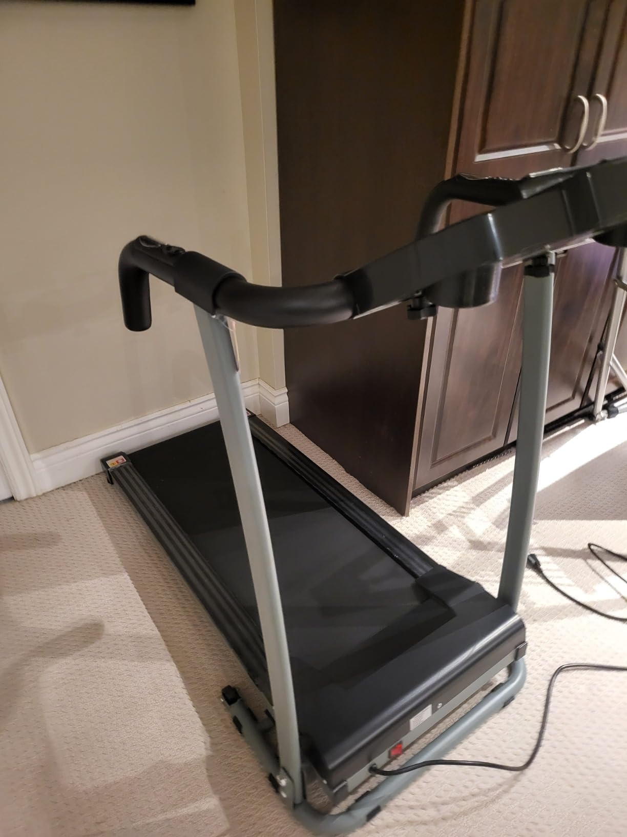 GYMAX Foldable Treadmill, Portable Treadmill with with 12 Preset ...