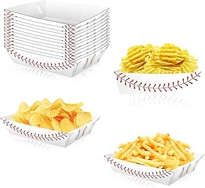 Amazon.com: ENERFLAT Baseball Party Supplies Set - 24pcs Disposable ...