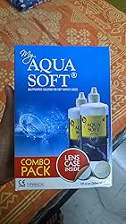 Aquasoft Multipurpose Solution For Soft Contact Lenses Combo Pack ...
