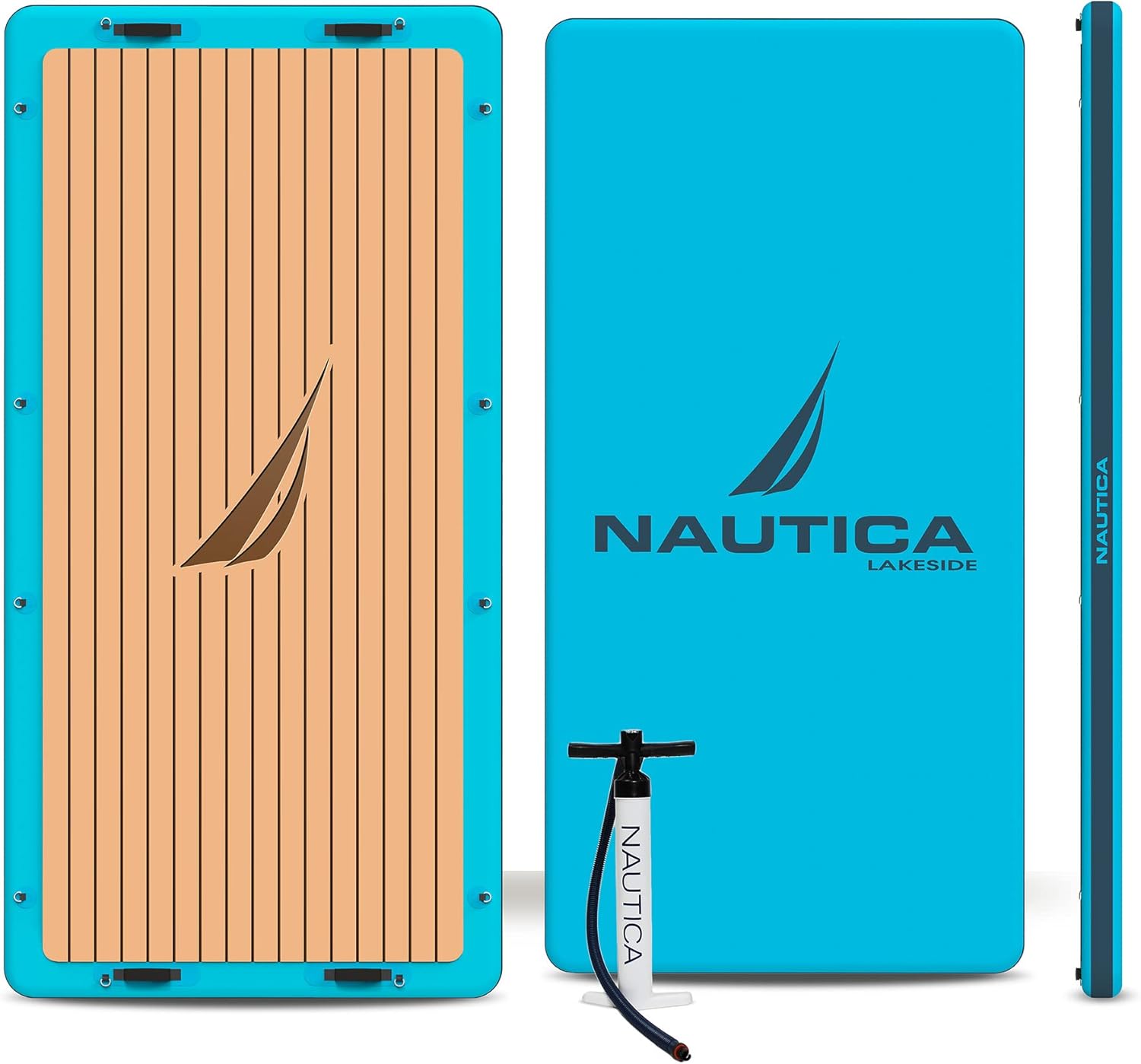 Amazon.com: Nautica Lakeside Floating Dock - 11ft Inflatable Floating ...