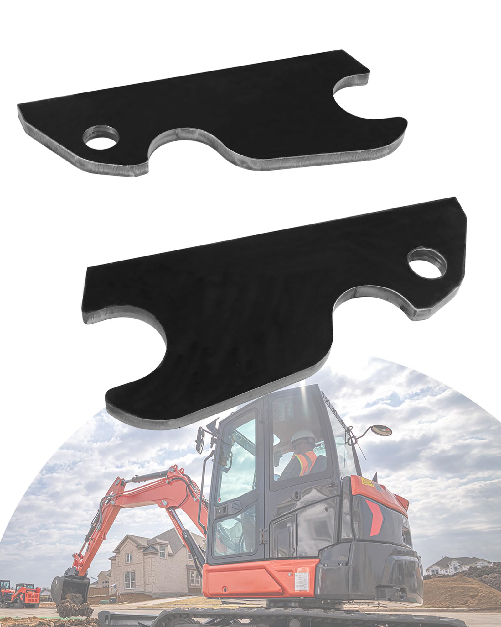 Amazon.com: SPIRRELAB Excavator Quick Attach Bucket Ears Attachment Fit ...