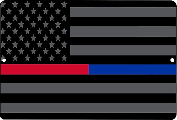 Amazon.com: Rogue River Tactical Thin Blue Red Line Police Officer ...
