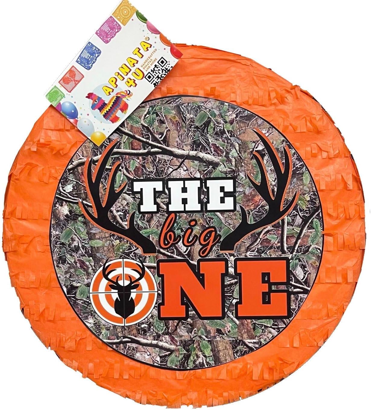Amazon.com: APINATA4U 16" Hunting Theme Pinata The Big ONE Birthday ...