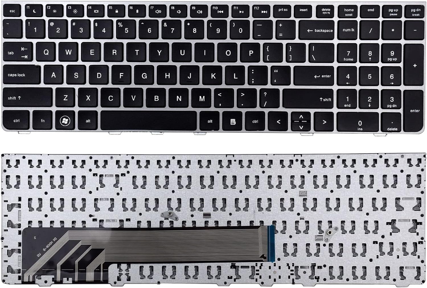 Amazon.com: TLBTEK Keyboard Replacement Compatible with HP ProBook ...