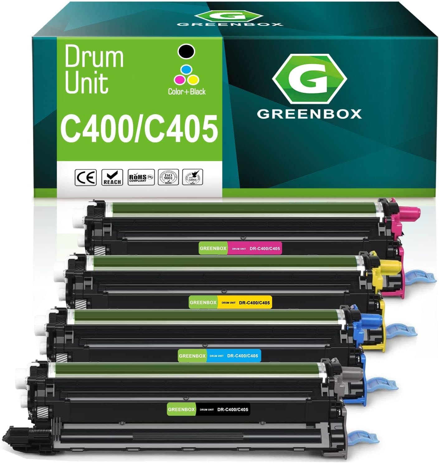 Amazon.com: GREENBOX Remanufactured C400 C405 Drum Unit Replacement for ...