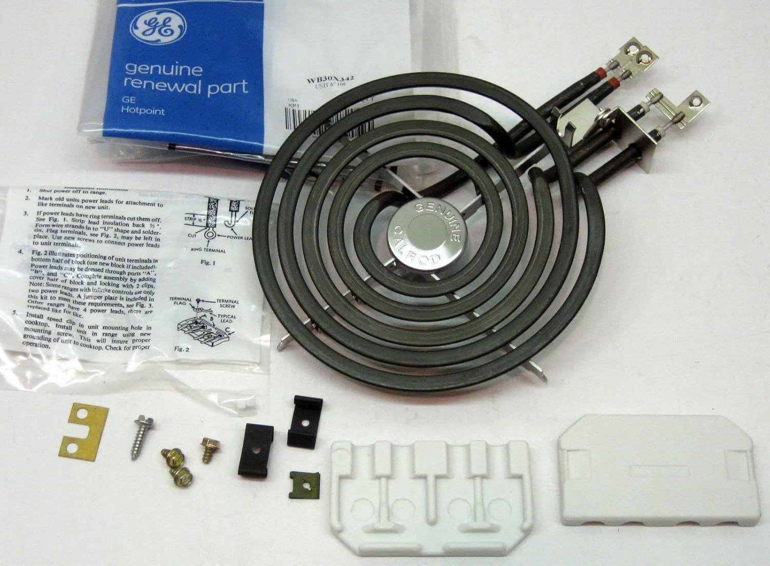 Amazon.com: BestRec WB30X342 for Genuine GE OEM Stove Eye Range Calrod ...