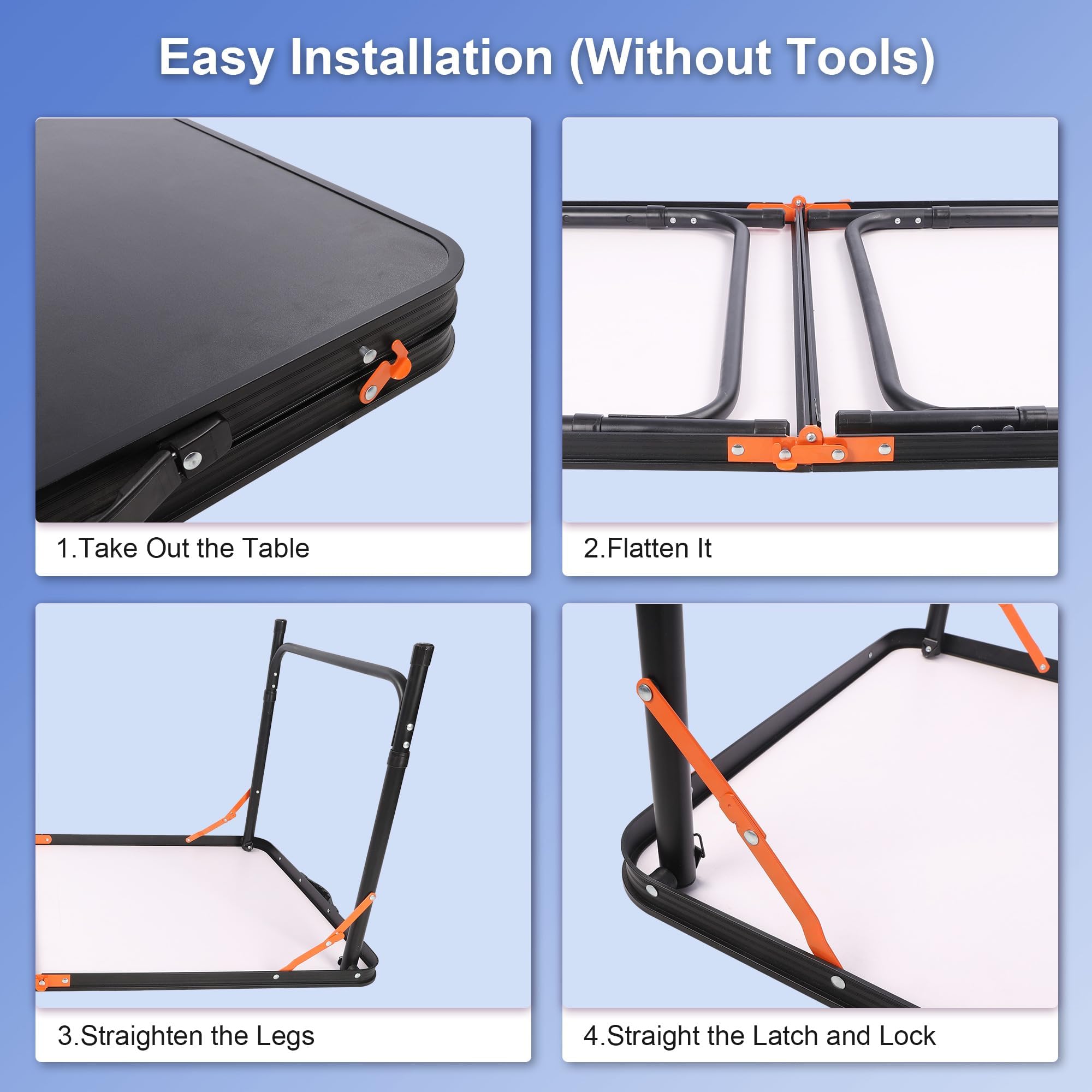 Snapklik.com : Camping Table, Outdoor Adjustable Height Table ...