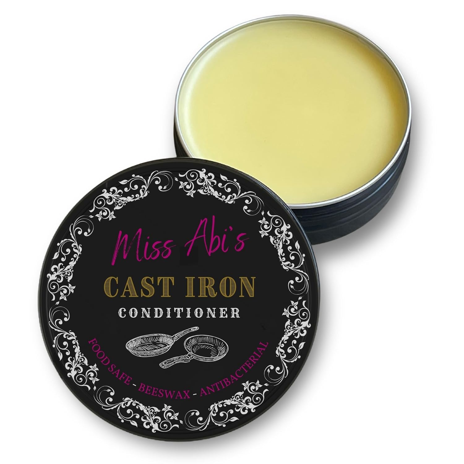 Amazon.com: The Delighted Dragon Cast Iron Seasoning Oil, Miss Abi's ...