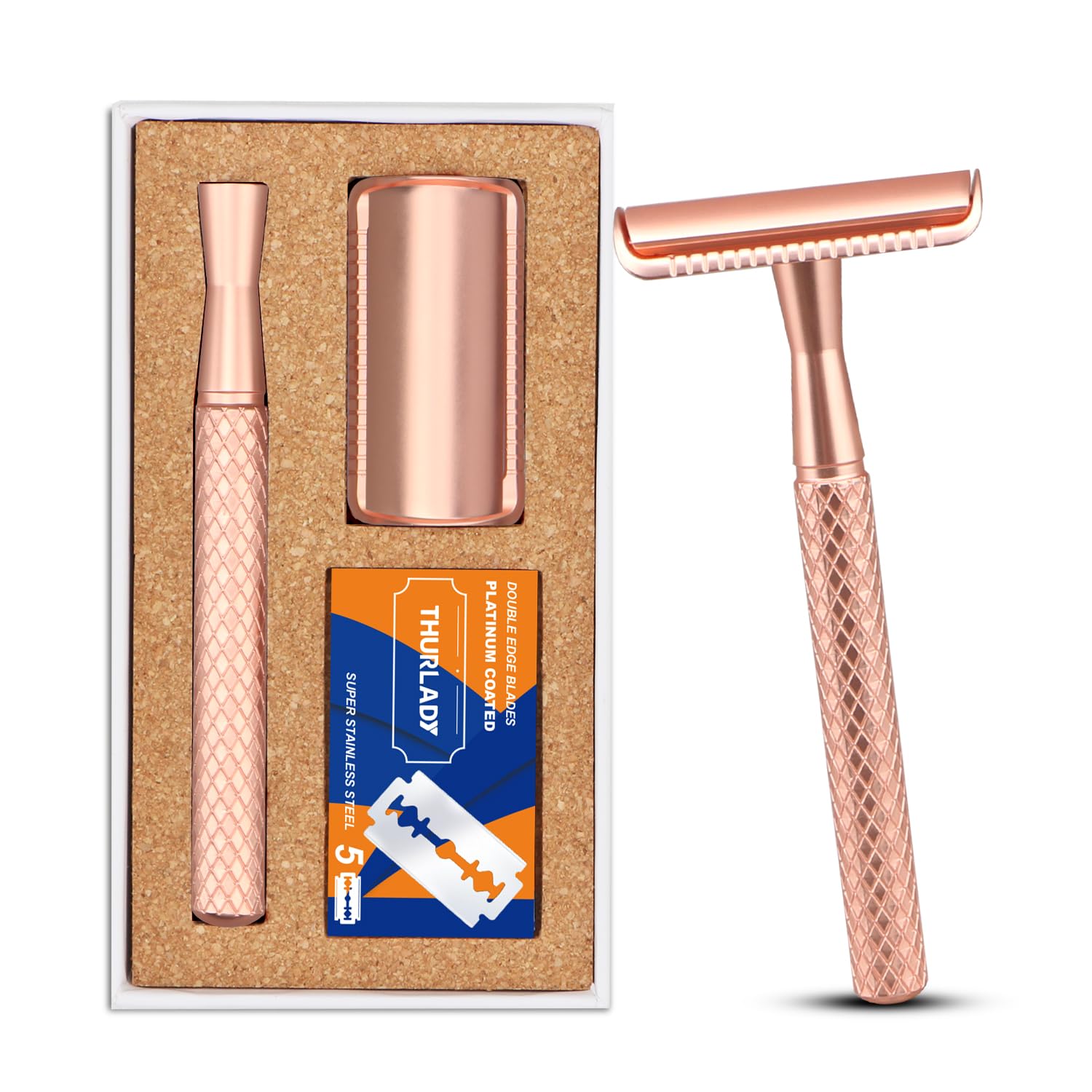 Amazon.com: THURLADY Safety Razor, Single Blade Razors for Women, 1 ...