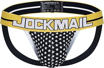Jockstrap for Mens Underwear Mesh Breathable Athletic Supporter Thong G ...