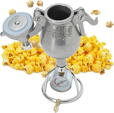 Amazon.com: High Pressure Popcorn Maker Machine Mini Stainless Steel ...