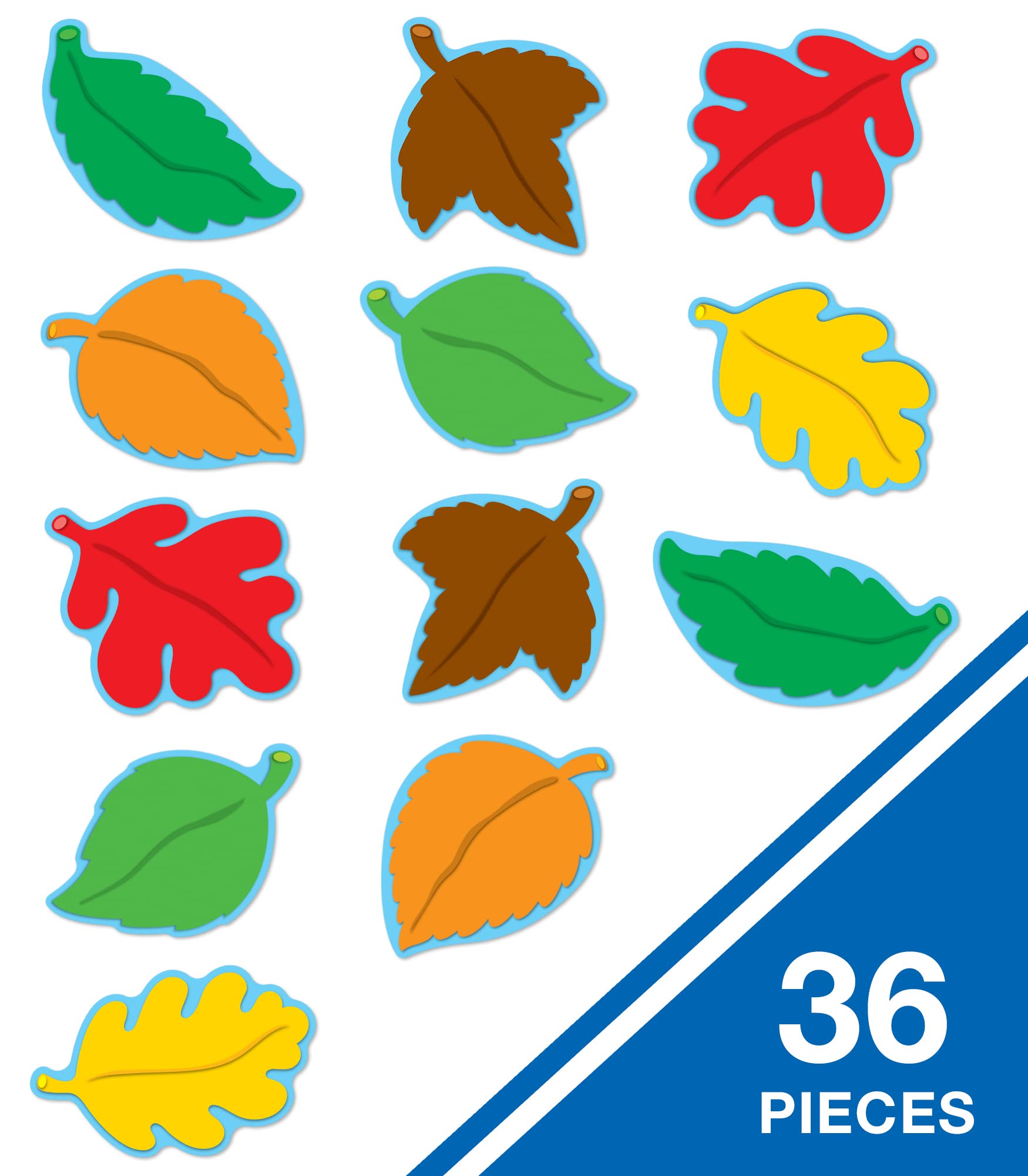 Snapklik.com : Carson Dellosa 36PC Autumn Leaves Wall Cut-Outs ...