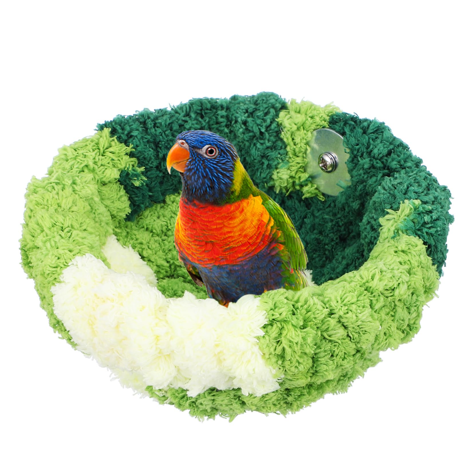 Snapklik.com : Cozy Plush Bird Nest For Winter - Hanging Cage Bed For ...