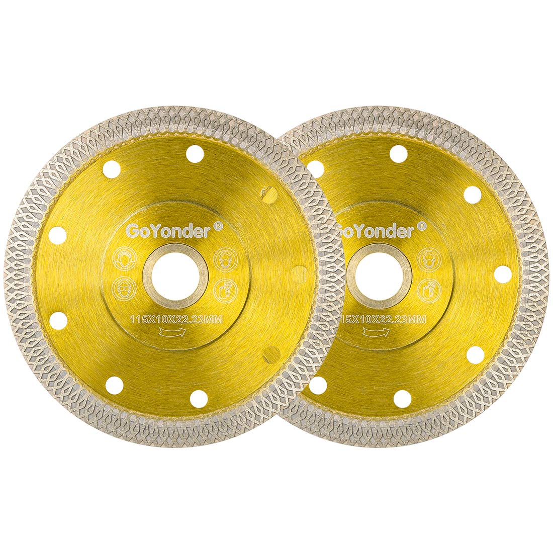 Snapklik.com : 2 Pack 4.5"D115mm Super Thin Diamond Ceramic Saw Blade ...