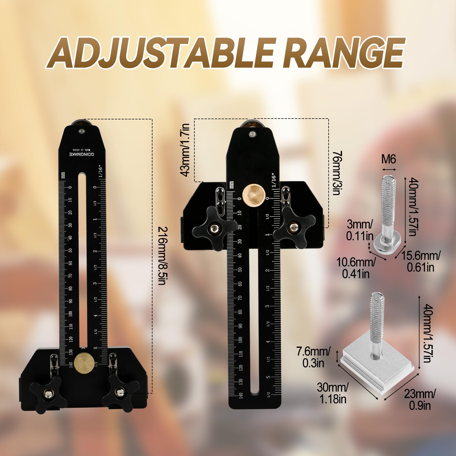 Snapklik.com : Table Saw Jig Thin Rip Jig Guide For Repeat Narrow Strip ...