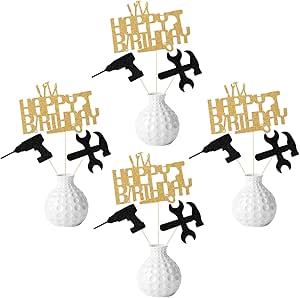 Amazon.com: Tools Happy Birthday Centerpiece Sticks,Repair Engineer ...